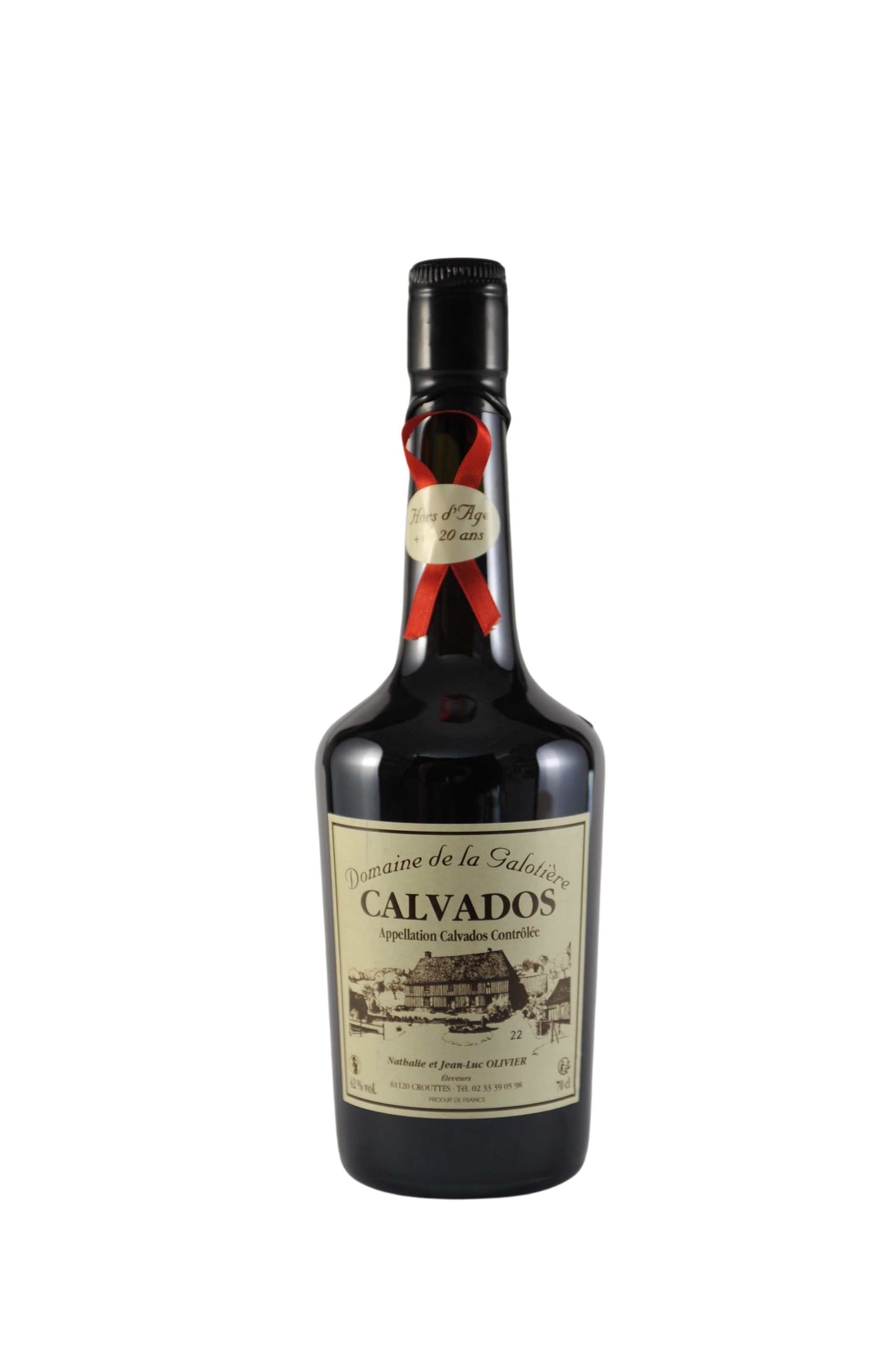 Calvados AOC Pays d'Auge Hors d'age + 20 years La Galotière 42% – La ...